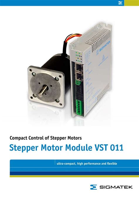 Stepper Motor Module VST Products Engineers