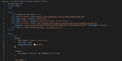 loading styles and static files in django dev community