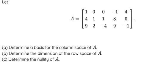 Solved Matrix Chegg