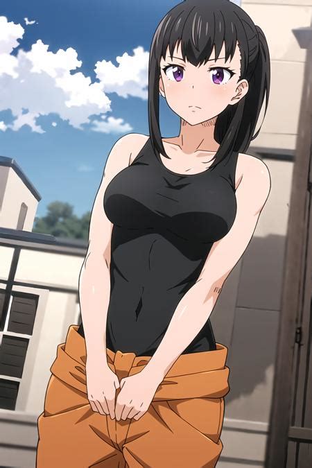 Maki Oze Fire Force With Outfits MakiOze V Stable Diffusion