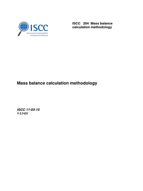 mass balance calculation pdf biofuel greenhouse gas
