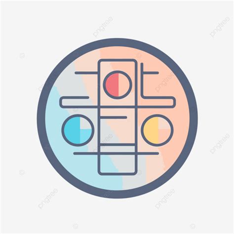 흰색 배경 벡터 일러스트 레이 션에 동그라미에 트래픽 표시기 아이콘 Dnv 로고 컬렉션 팔레트 직계 아이콘 Png 일러스트 및 벡터 에 대한 무료 다운로드 Pngtree