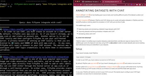 github voxel51 fiftyone docs search with an llm