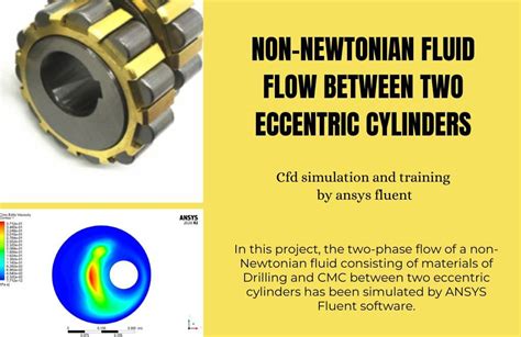 Non Newtonian Fluid Flow Between Two Moving Eccentric Cylinders Ansys