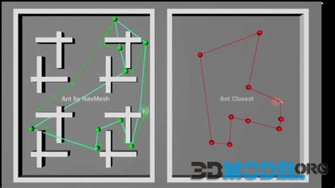 Unreal Engine Asset Ant Colony Optimisation Algorithm