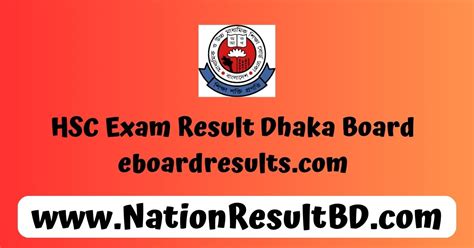 HSC Exam Result 2024 Dhaka Board Eboardresults Com
