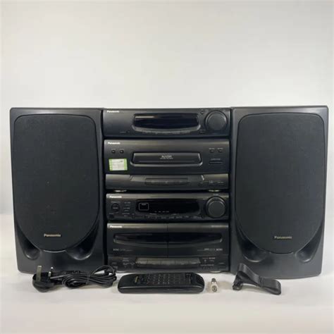 Panasonic Midi Hifi System Cd Tuner Amplifier Cassette Deck Sl Ch40 And Su Ch40 £79 99 Picclick Uk