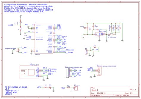 RC RX CABELL V FHSS Master Platform For Creating And Sharing Projects OSHWLab