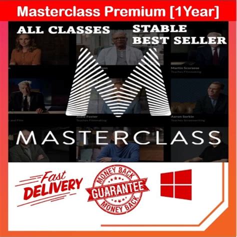 Masterclass Premium Account Year Subscription Lazada Co Th