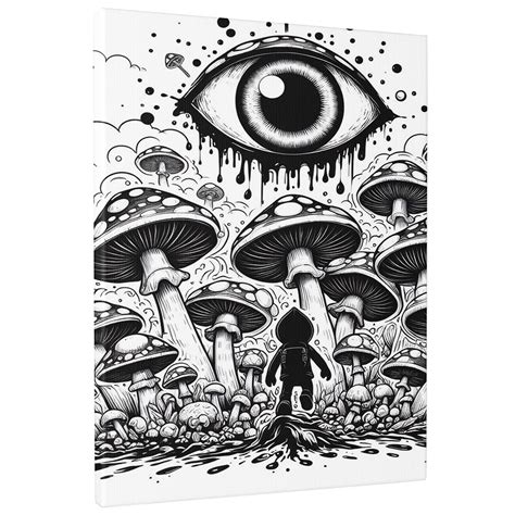 Trippy Black And White Drawings