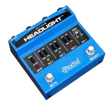 Radial Radial Headlight Guitar Amp Selector Guitars Electric Solid Body The Guitar Sanctuary