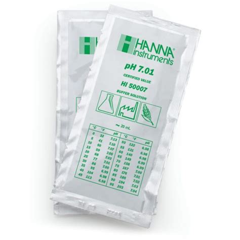 Ph 701 Technical Calibration Buffer Sachets 20ml Hi50007 02