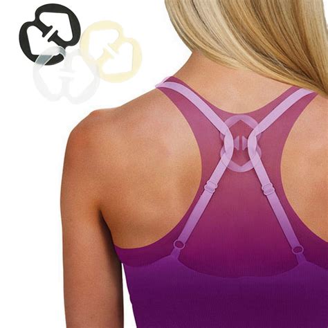 8 Bra Strap Concealer Clips Solution Perfect Lift Max Cleavage Control Racerback