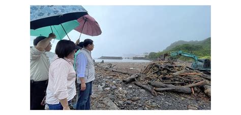 農業部次長黃昭欽宜蘭漁港勘災 中央及地方協力儘速恢復漁港運作及清潔