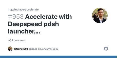Accelerate With Deepspeed Pdsh Launcher Mainprocessip Port Are Not