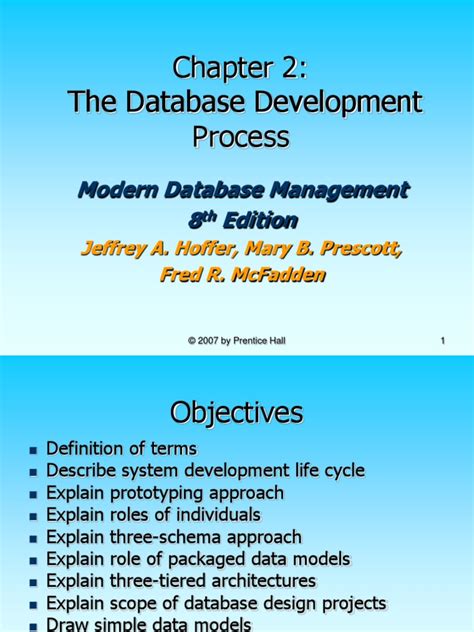 Chapter2 Thedatabasedevelopmentprocess Pdf Data Model Databases