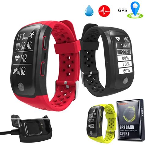 Best Selling Bluetooth GPS Tracker Wristband IP68 Waterproof Smart Bracelet Heart Rate Monitor