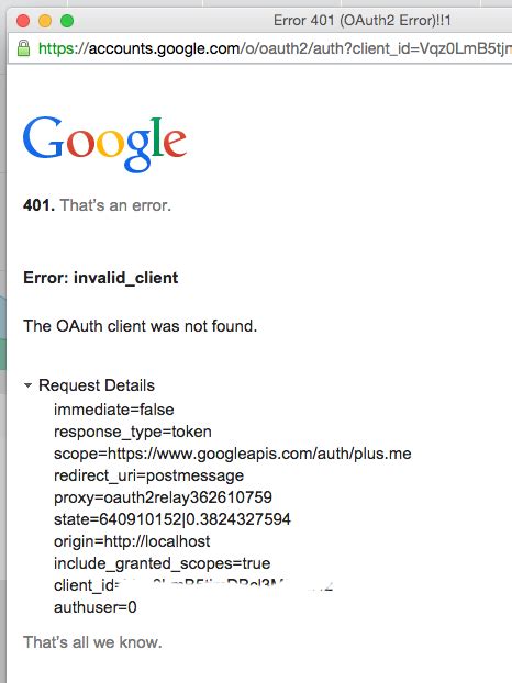 Oauth Google Analytics Client Api Javascript Stack Overflow