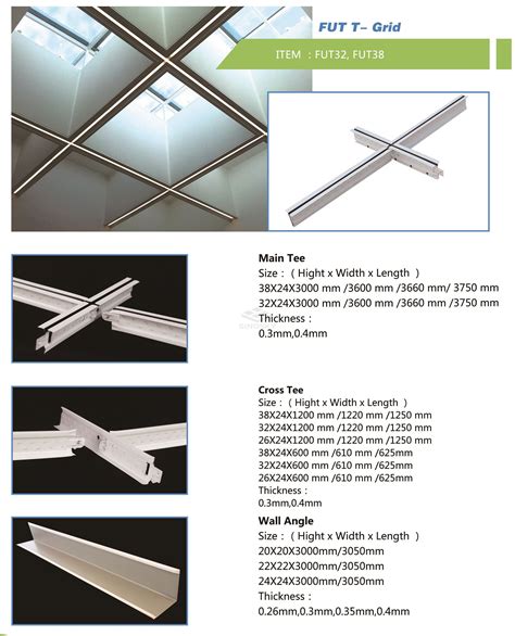 T Bar Ceiling Grid Dimensions Shelly Lighting