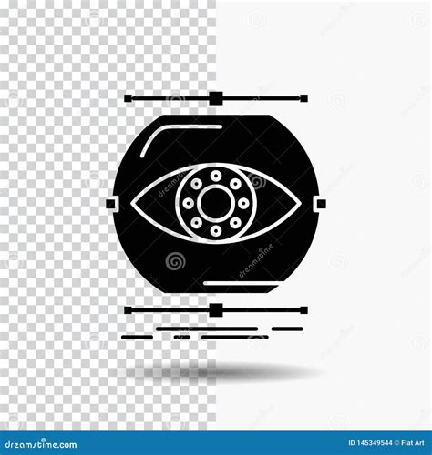 Visualize Conception Monitoring Monitoring Vision Glyph Icon On