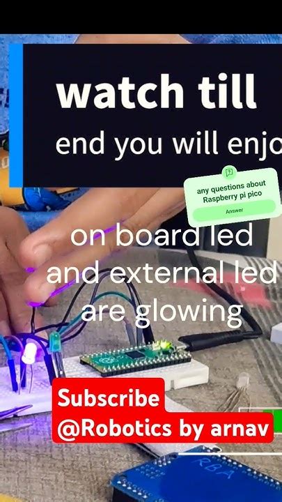 How To Blink Led Using Raspberry Pi Pico Micro Pythonthonny