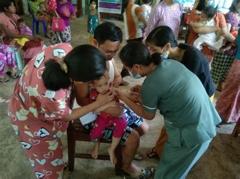 ဘီးလင်းမြို့နယ်တွင် မွေးကင်းစမှ အသက် ၂ နှစ်အောက်ကလေးနှင့် ကိုယ်ဝန်ဆောင