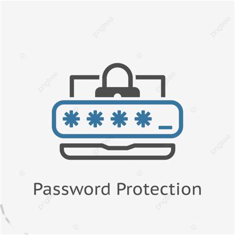 Password Protection Icon Flat Design Denied Password Protection Vector Denied Password