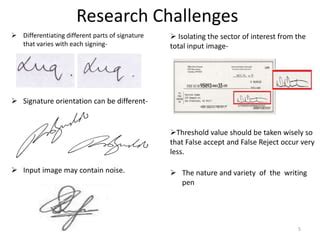Signature Verification Using SIFT Features PPT