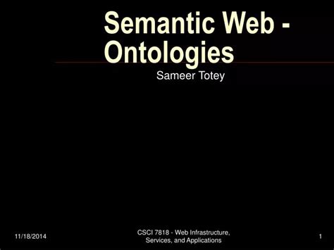 ppt semantic web ontologies powerpoint presentation free download