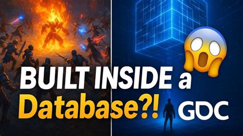 Database Oriented Design Why We Built Our Mmorpg Inside A Database