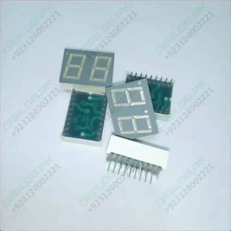 Led 7 Segment 2 Digit Common Cathode Display In Pakistan Digilog Pk