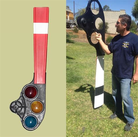 🚂railroad Semaphore Signal R S A Upper Quadrant Repro 1849991447