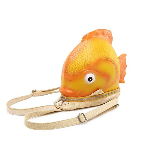 3d Fish Backpack Shoulder Bag Personality Good Luc Vicedeal