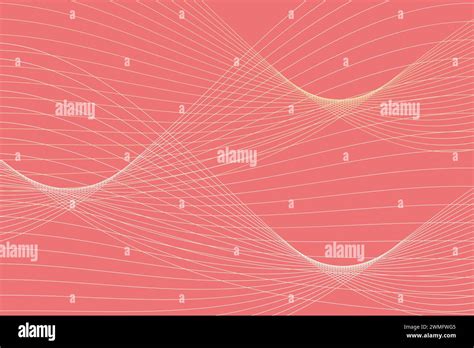 Pink Background With Stark White Lines Running Across It Horizontally
