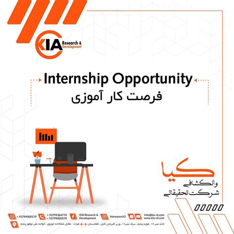 با سلام و احترام، شرکت تحقیقاتی وانکشافی کیا جهت پیشبرد امور فرعی و رشد استعداد های جوان شرایط