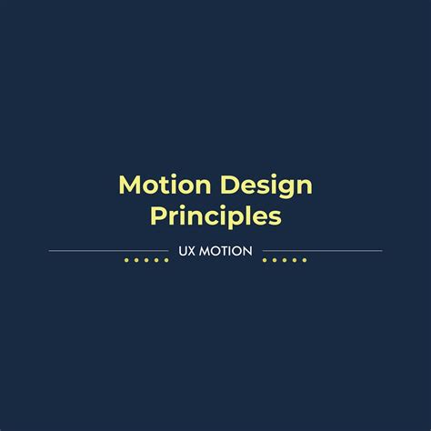 Motion Design Principles What Is Motion Design By F Mohamed Thanveer Khan Medium