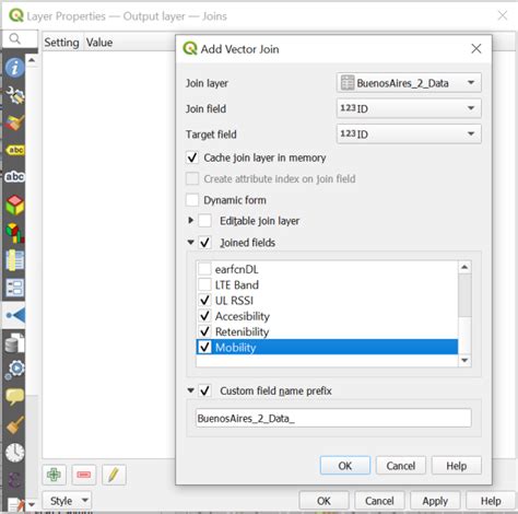 linking excel data to qgis radio frequency optimization notes