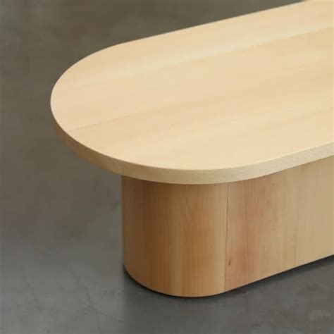 I Wanted To Try Out Segmented Curves So I Built A Beech Coffee Table