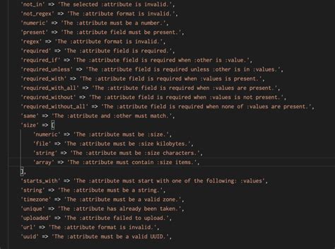 【laravelの使い方】バリデーションエラーメッセージの日本語化 オノログ