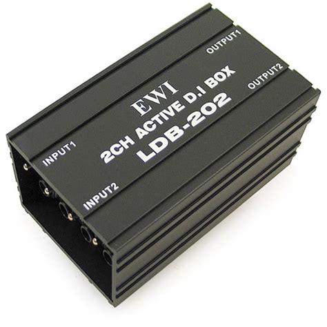 Ewi Ldb 202 主動式 Di Box Xlr To 6 3trs 反拍樂器