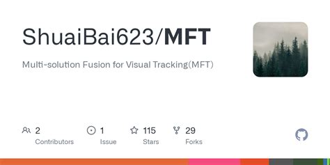 Github Shuaibai623 Mft Multi Solution Fusion For Visual Tracking Mft