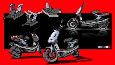 Electric Scooter Design On Behance