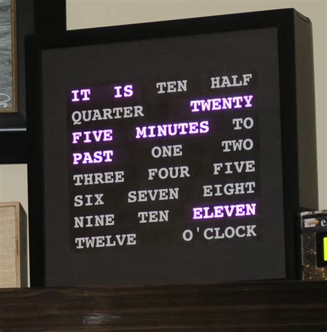 Word Clock Page 2 Leds And Multiplexing Arduino Forum