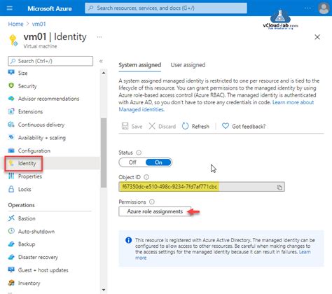 Use A Azure Vm System Assigned Managed Identity To Access Azure Key
