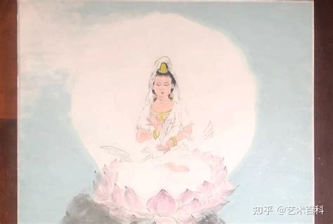 “东海渔翁”张传斌教授《乘龙观音 》国画作品 知乎