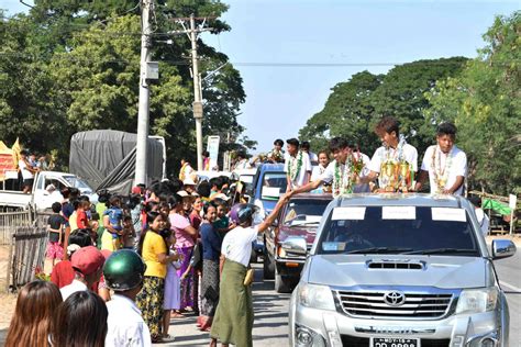 အမျိုးသားအားကစားပွဲတော်ကြီးတွင် နေပြည်တော်ကိုယ်စားပြု ရွှေတံဆိပ်ရရှိသည့် အားကစားသမားများ တပ်ကုန