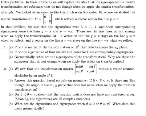 In These Problems We Will Explore The Idea That The Chegg Com