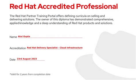 Atul Kumar Gupta On Linkedin Redhat Delivery Specialist Cloud