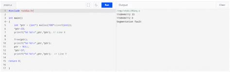 Programming In C Malloc Free Dangling Pointer Prog And Ds
