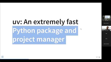 Uv An Extremely Fast Python Package Installer And Resolver And Marimo Notebooks Youtube